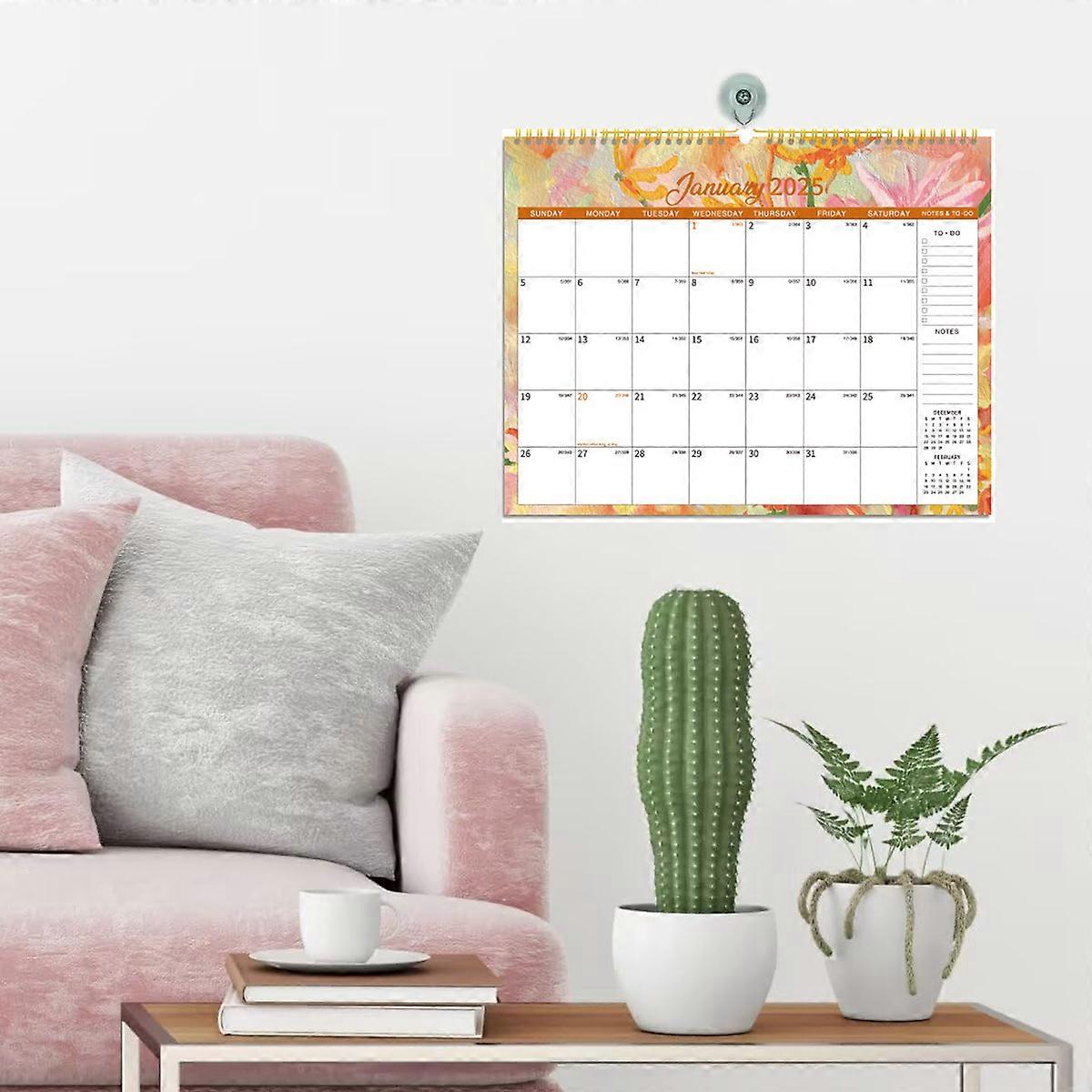 2025 Wall Calendar - Calendars 2025 Wall, JAN 2025 - Dec 2025,Large ...