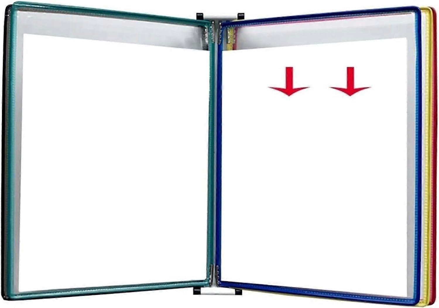Wall Viewing Board System with Magnetic Document Holder, A4 Wall Mount ...