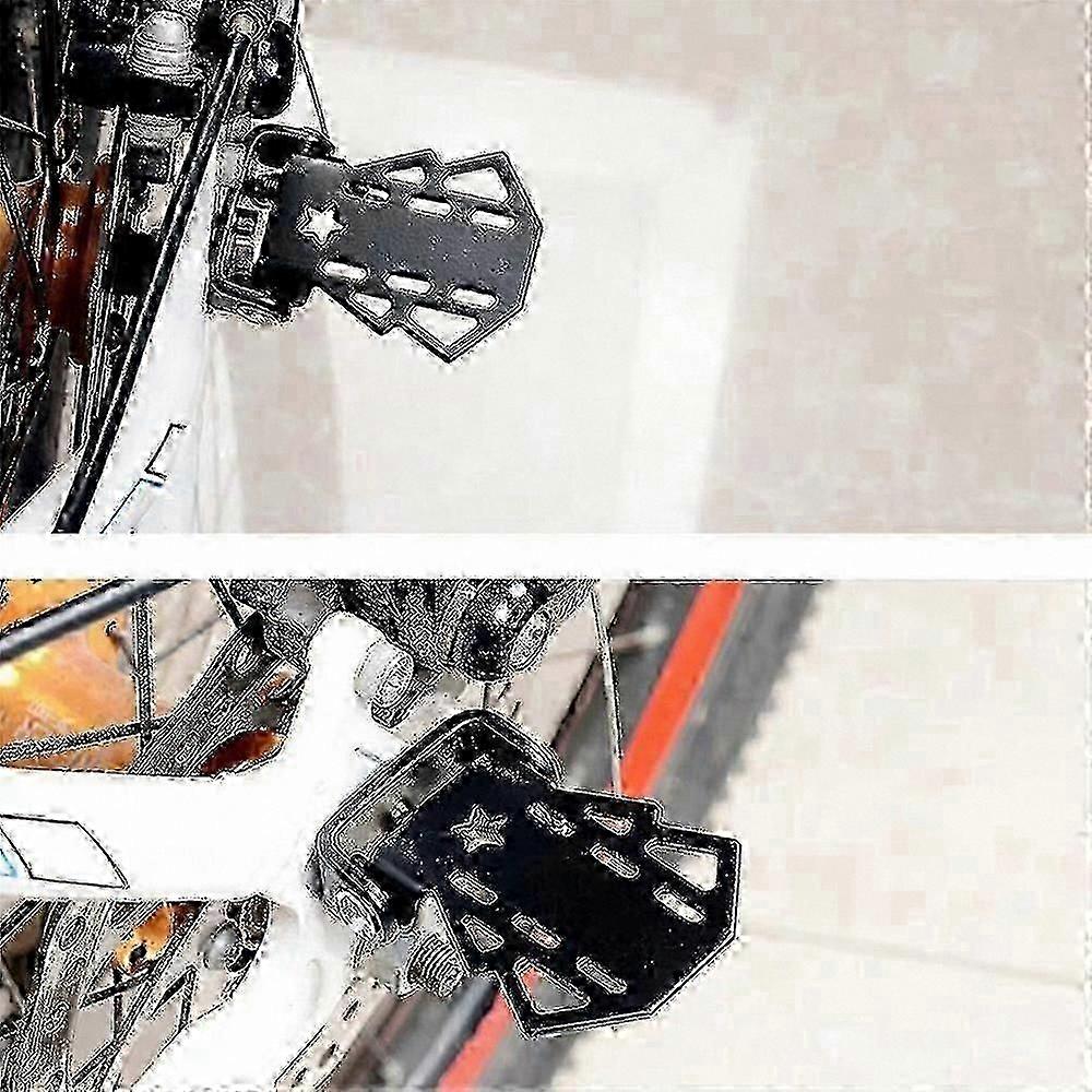 Foldable Bike Footrests for Kids - 2 Pack Anti-Slip Rear Seat Pedals for Enhanced Safety | Fruugo UK