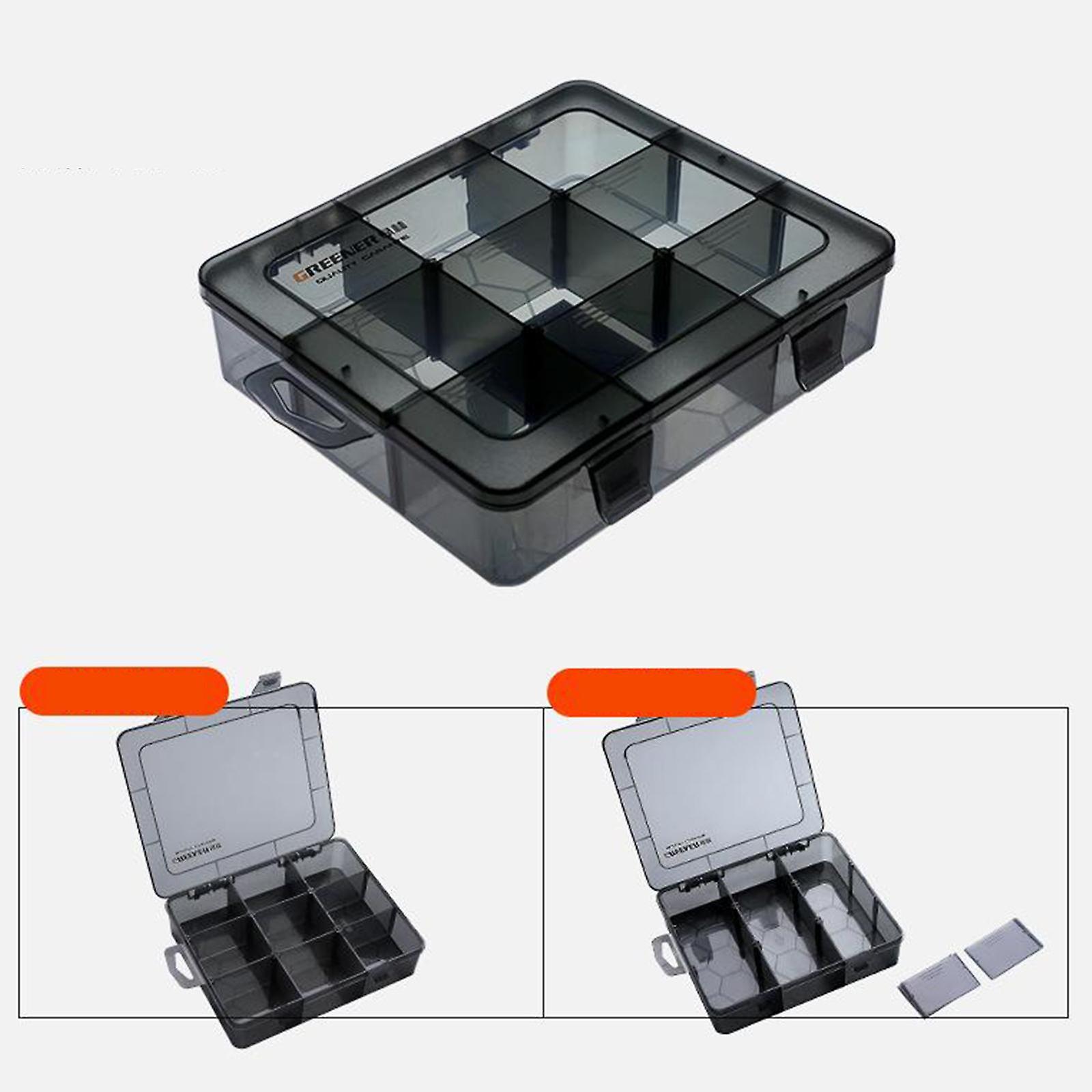 Plastic Screws Storage Box Multi-grid Hardware Box Storage 9 Grids L ...
