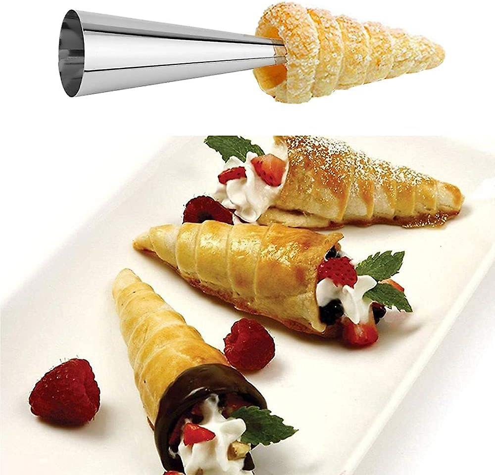 Set of 20 stainless steel cone molds 90 mm x 25 mm | Fruugo UK