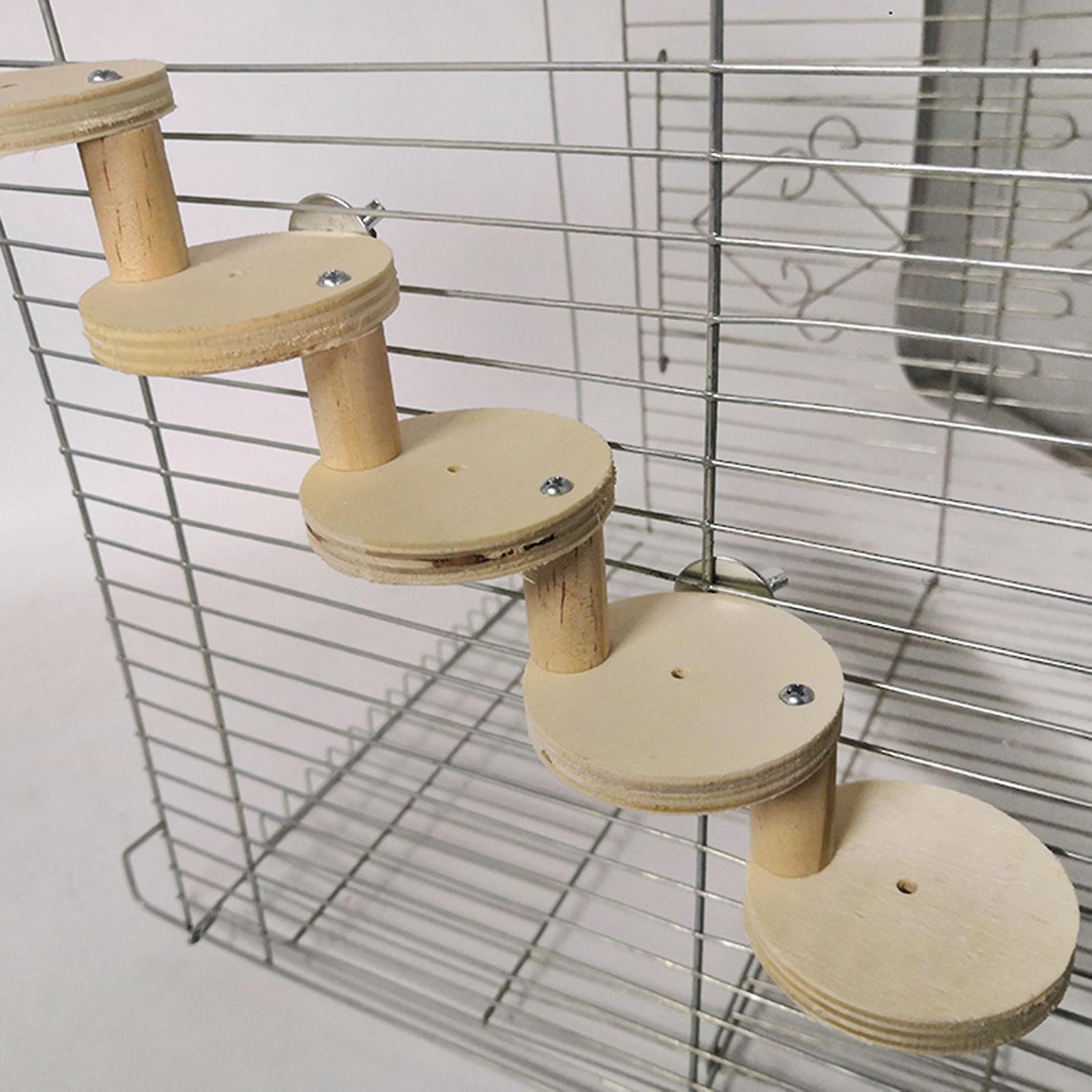 1 Set Hamster Ladder High Stability Detachable Solid Climbing Stairs ...