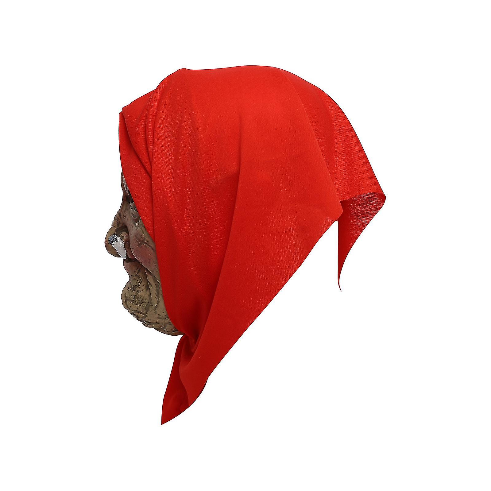 Grandma Mask Head Cover Old Man Full Head Realistic Old Man Grandpa ...