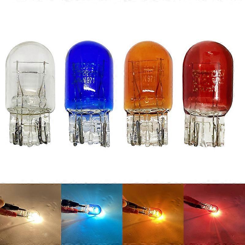 1/4/10X T20 7440 7443 W21W W21/5W Natural Yellow Auto Halogen Tail ...