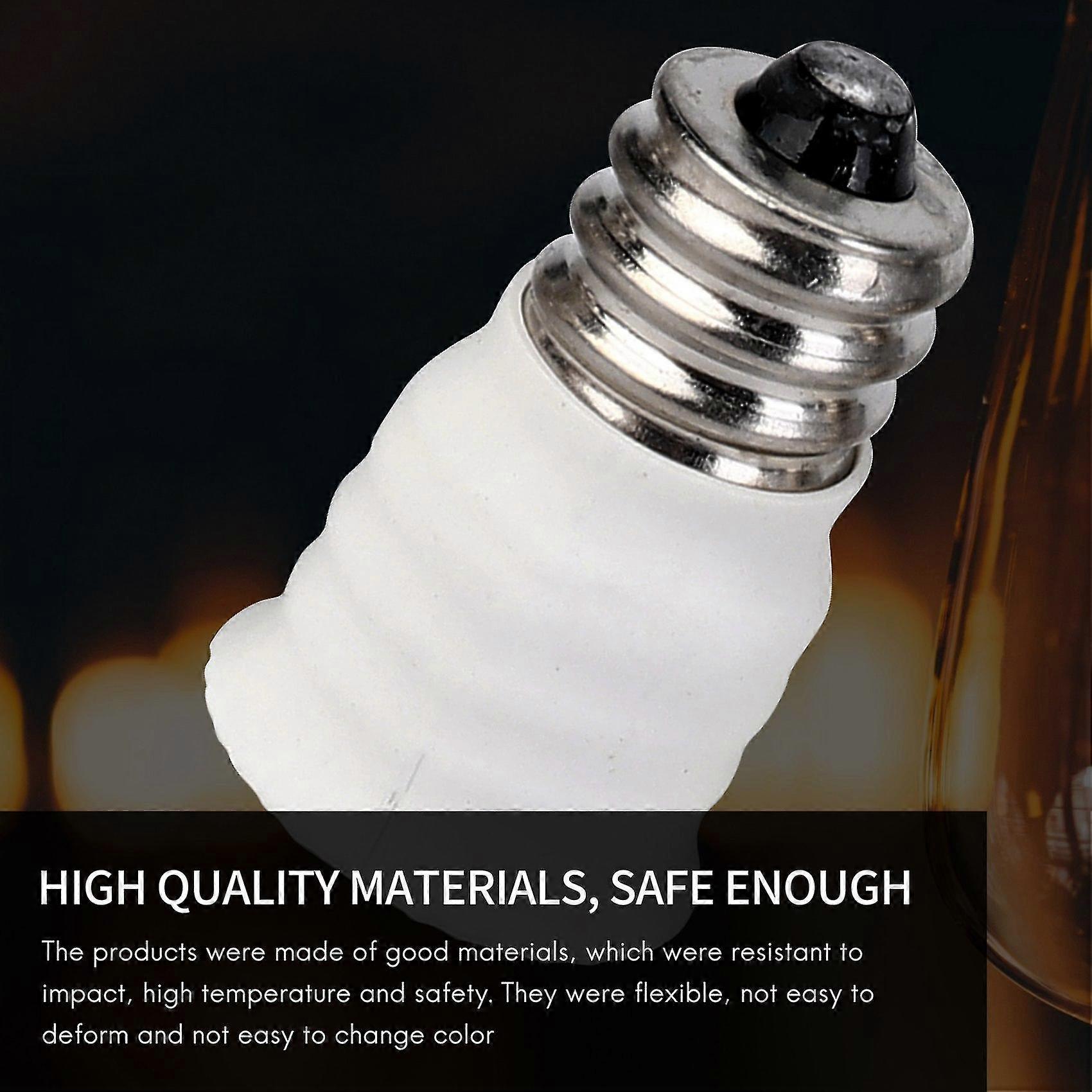 6-Pack E12 to E14 White Bulb Converter LED Light Holder Lamp Adapter ...