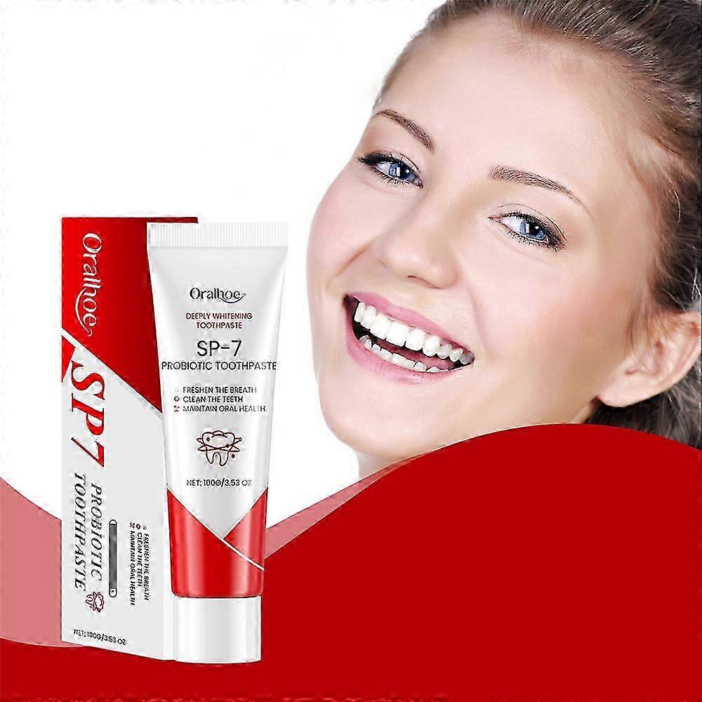 SP-7 Ultra Whitening Probiotic Brightening Toothpaste, ORALHOE Deep ...