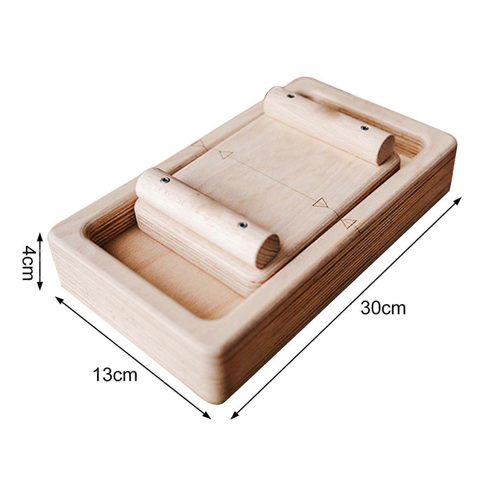 Finger Strength Trainer Wooden Grip Strengthener Pinch Block Hand Grip ...