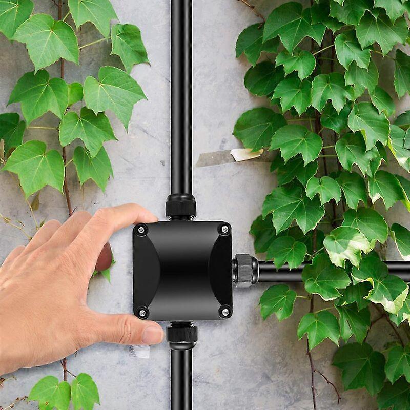 4 Pieces IP68 Junction Box, 3 Way Waterproof Connector Outdoor ...