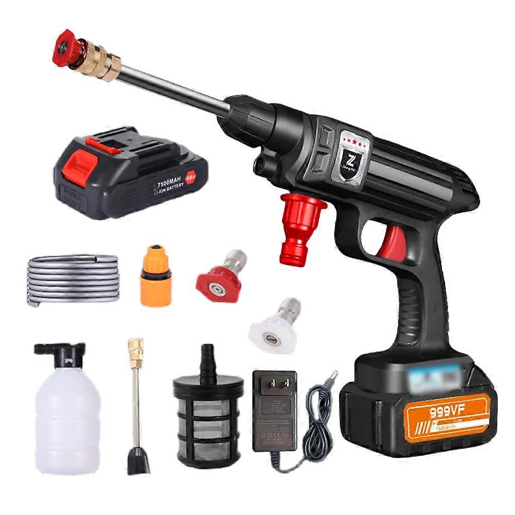 Wireless High Pressure Car Wash Machine Washer Gun Foam Generator 30/50Bar Spray Cleaner Car ...