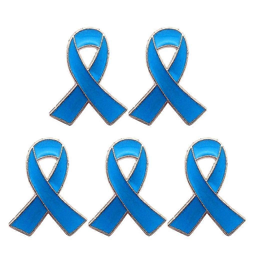 Set of 5 Ribbon Brooch Pin Beautiful Design Ribbon Enamel Pin Alloy ...