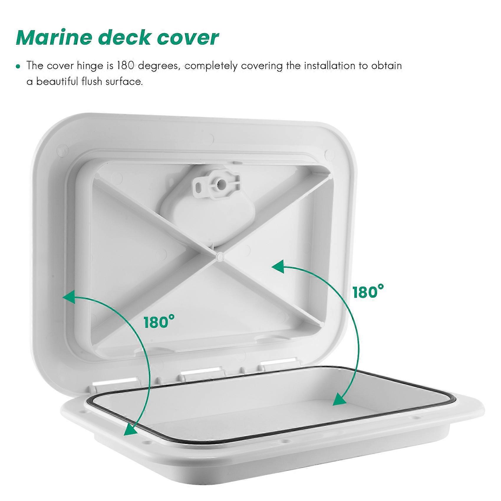 270 x 375Mm Plastic Anti Aging Ultraviolet White Deck Marine Hatch Deck ...