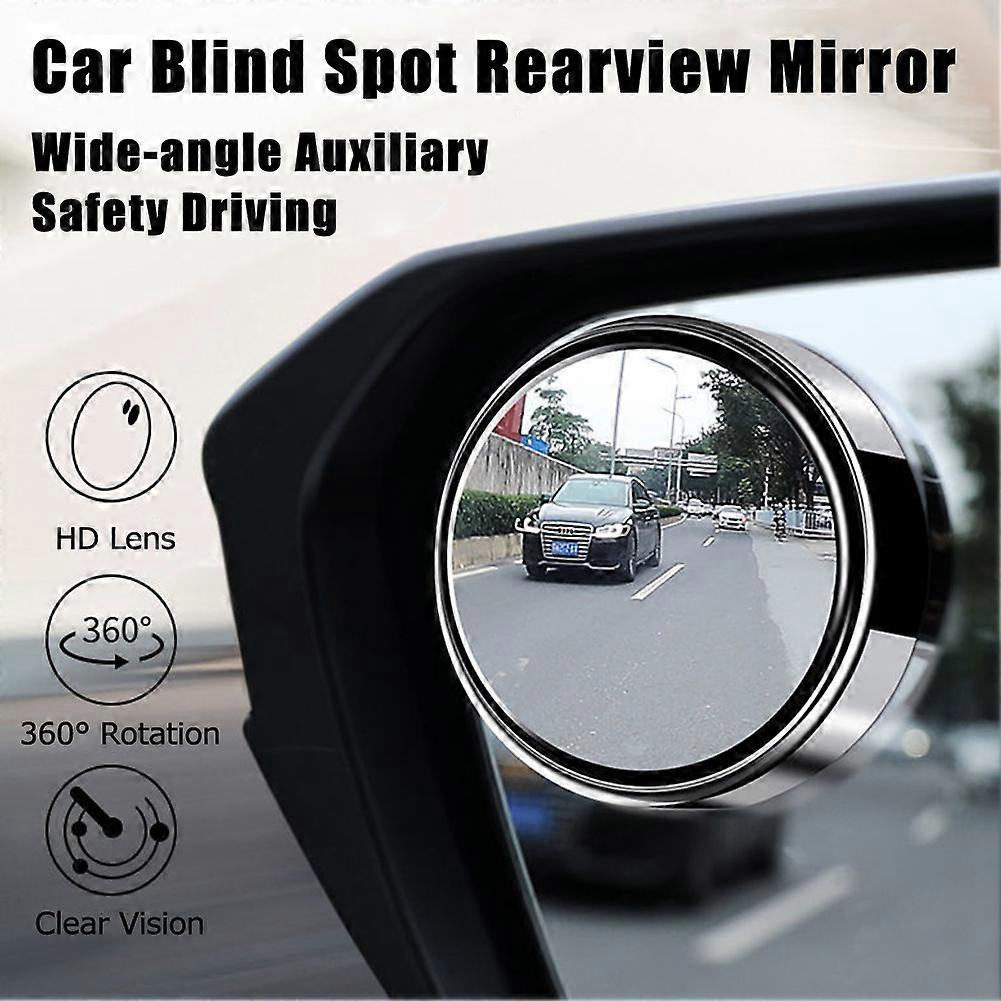 2pcs Car Rearview Mirror Convex Mirror Blind Zone Mirror Additional Mirrors Car Dead Angle ...