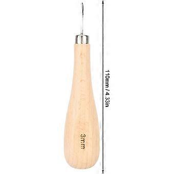 Leather Scratching Awl Diamond Punch Steel Cone Punching Leather Tool ...