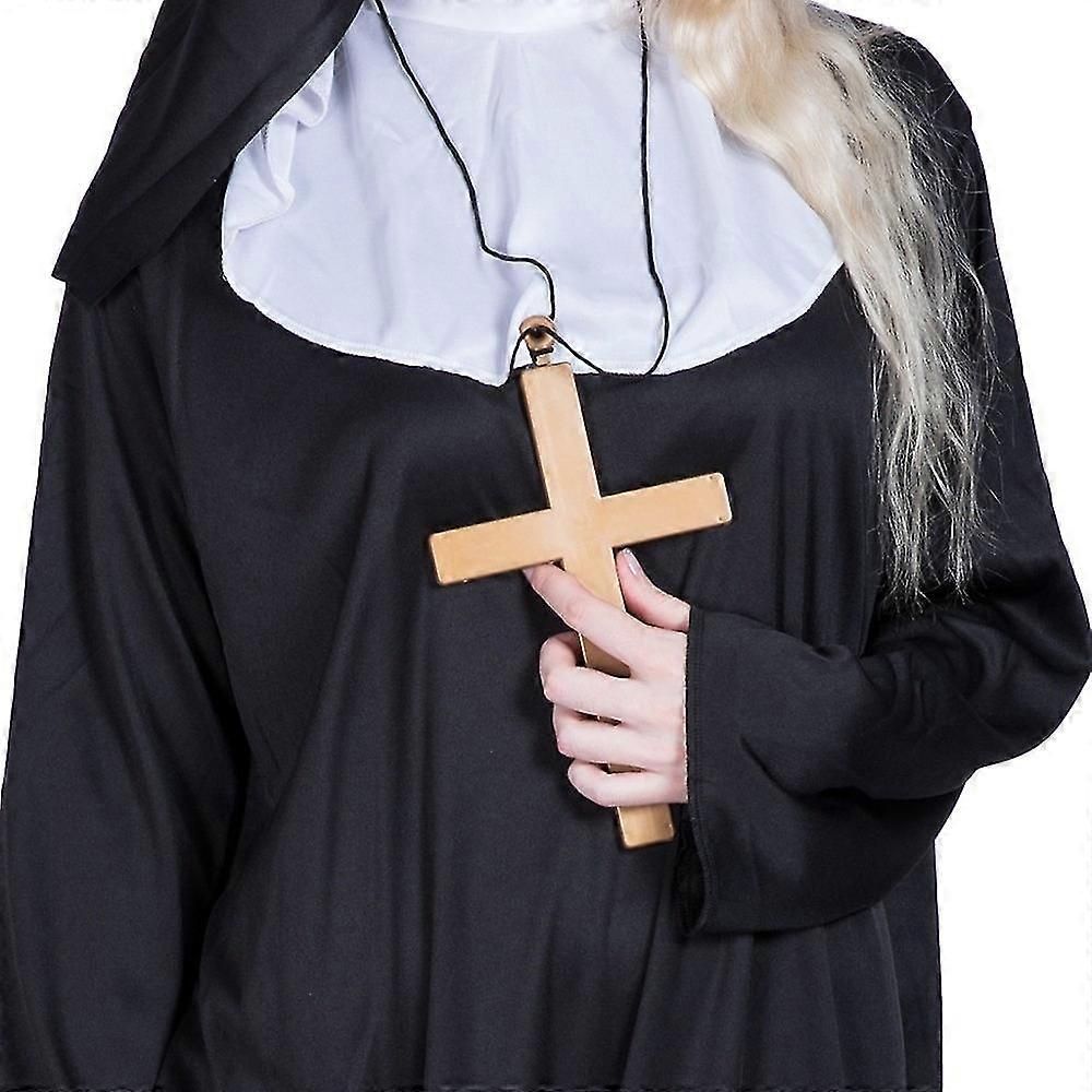 Nuns Dress Robe Women Sister Court Cosplay Female Halloween Costume ...