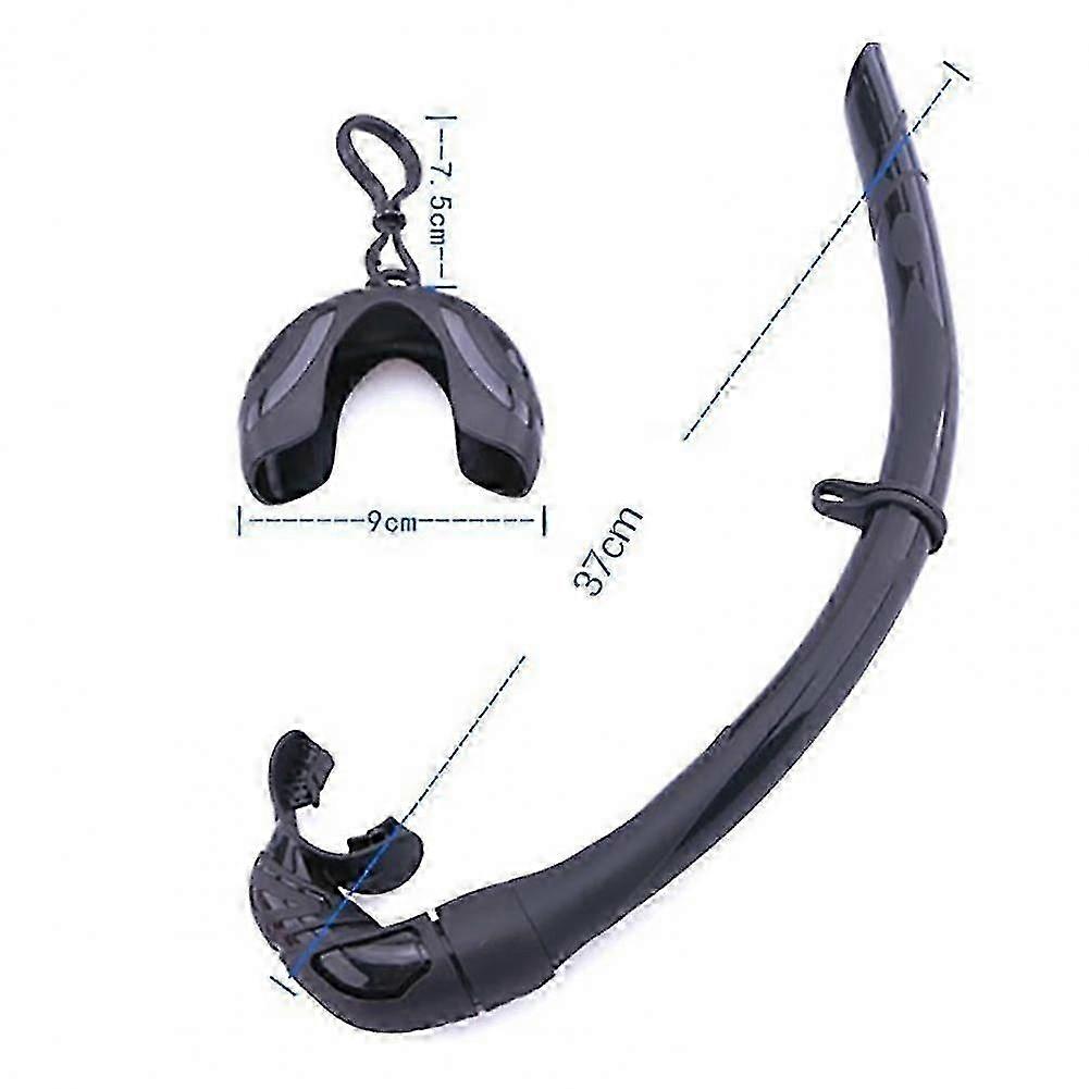 Diving Snorkel Foldable Silicone Large-caliber Diving Snorkel Roll Up ...