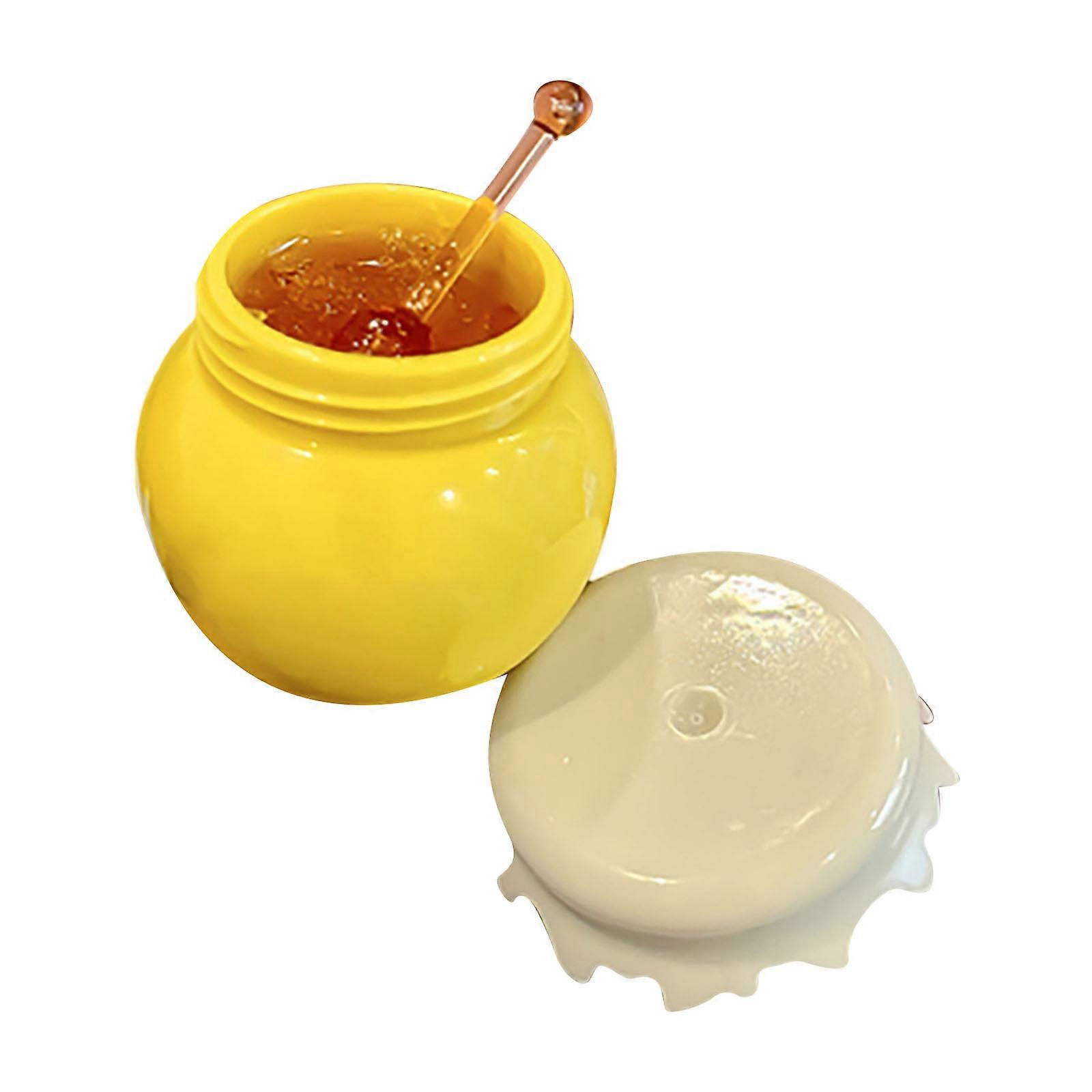 Lip Balm Honeys Pot,Lip Sleeping Mask,Moisturizing Lip Mask Overnight ...