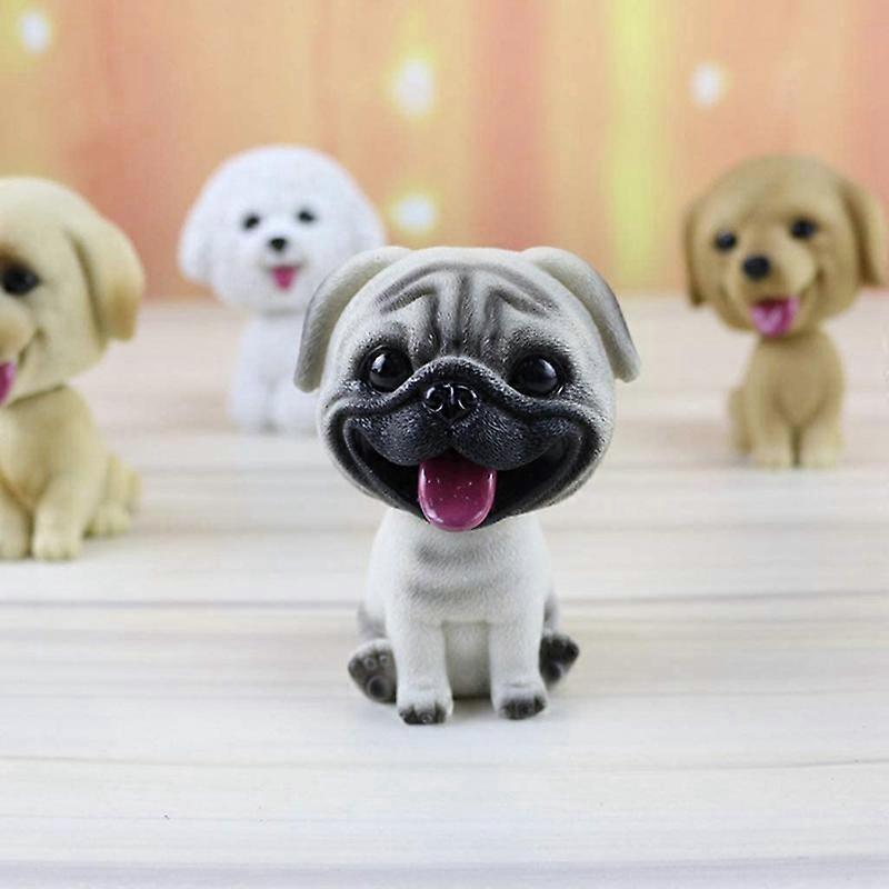 Resin Cute Bobble Head Dog Bobbing Head Puppy Figurine Toy Home Home ...
