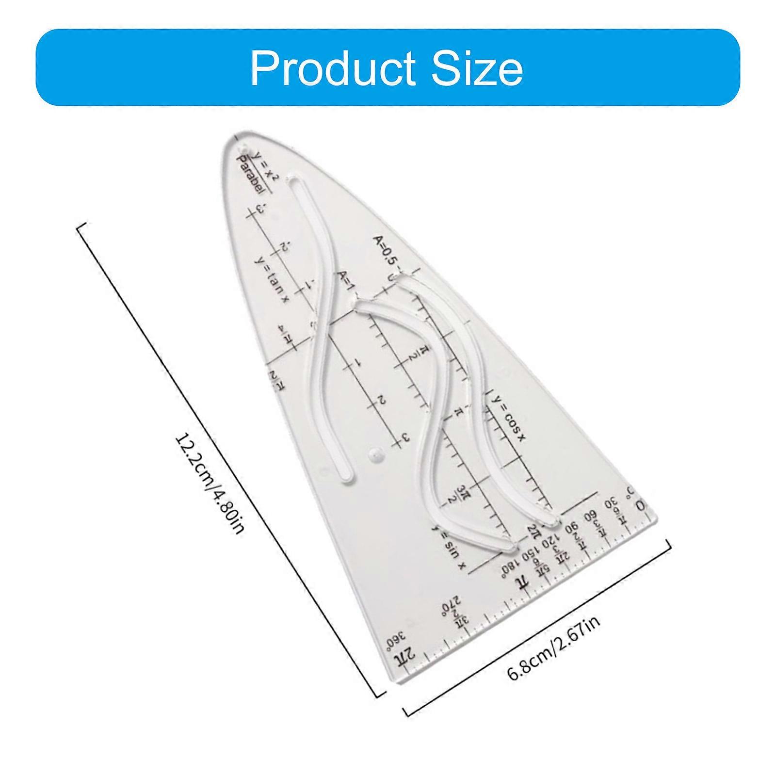 Parabolic Stencil Parabolic Template Parabola Ruler Drawing Parabolic ...