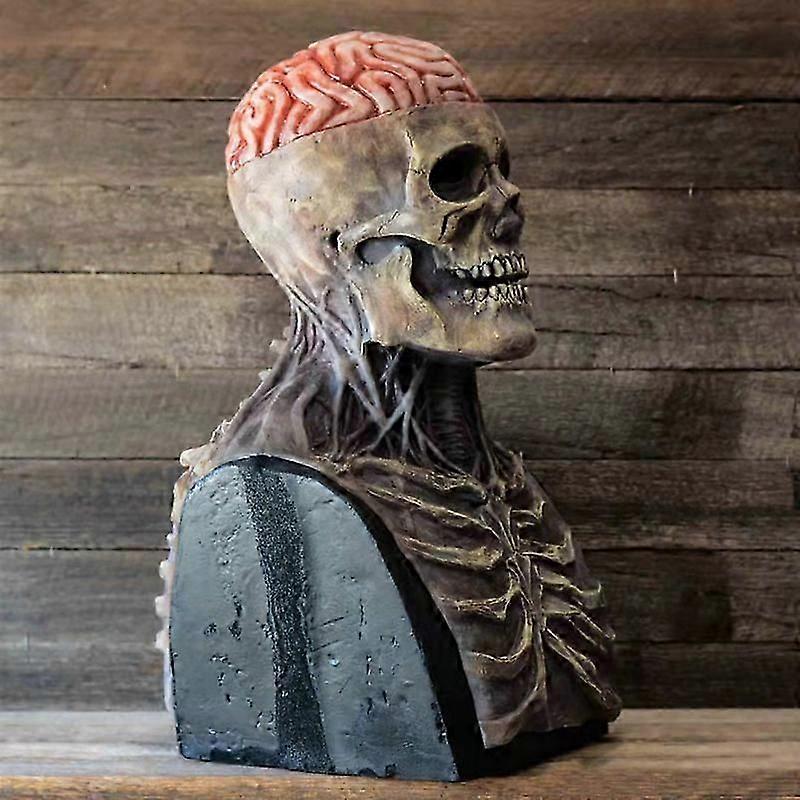 New Halloween Horror Mask 3D Reality Full Head Skull Mask Movable Jaw ...