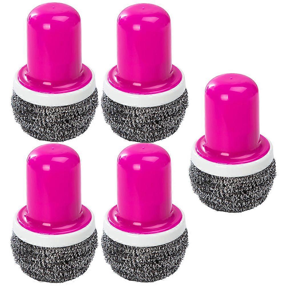 Wire Scrubber For Cleaning Tableware Stainless Steel Abs Material 5Pcs ...
