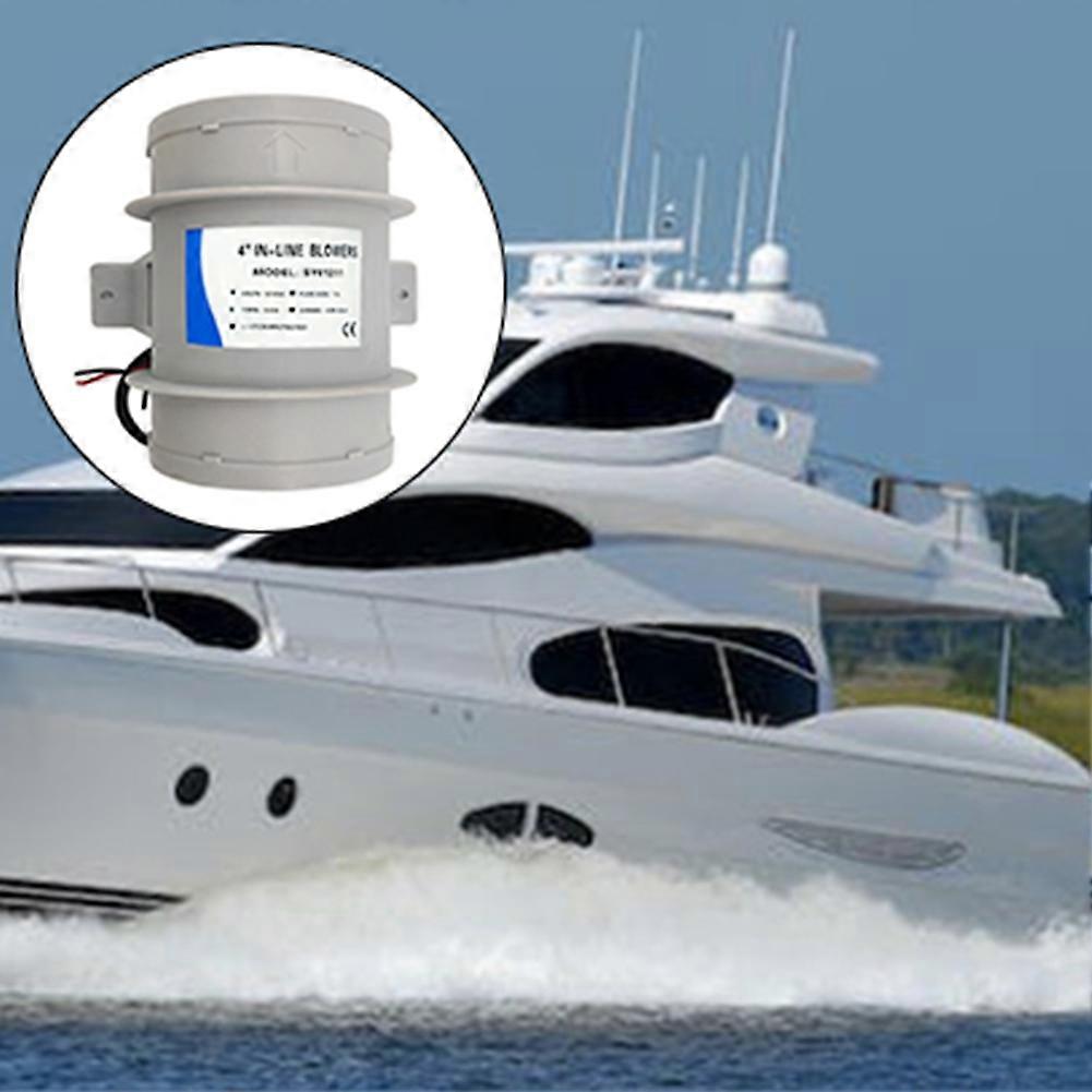 4 Inch in-Line Blowers Boat Bilge Blower Cool Fan Marine Cabin ...