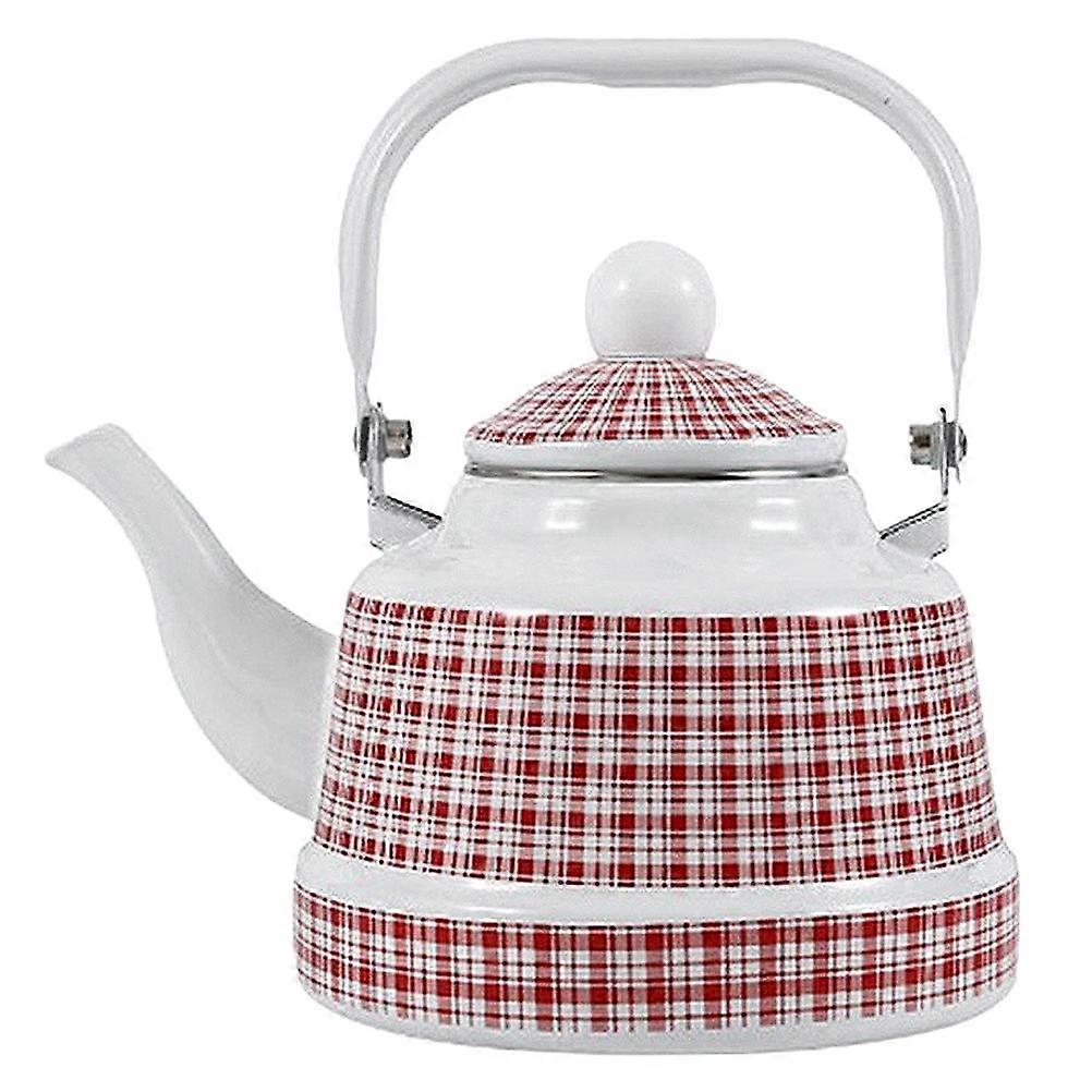 Enamel Kettle Stovetop Water Heating Tea Kettles Stovetop Fabric ...