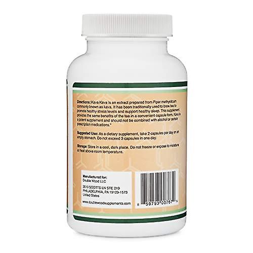 Double Wood Supplements Kava Kava 120 Cap 1000mg per Serving | Fruugo NZ