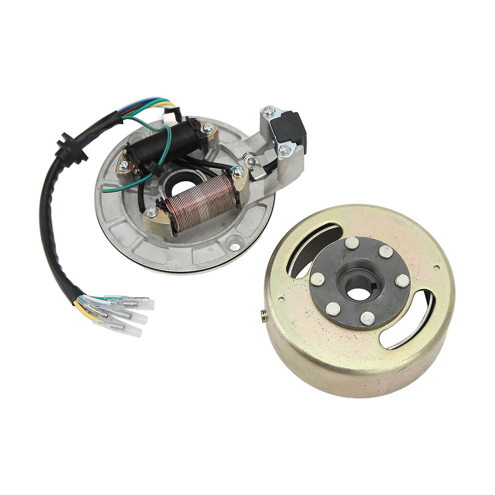 Magneto Stator Flywheel Rotor Kit Copper Aluminum for 90cc 110cc 125cc 140cc Kick Start Engine ...