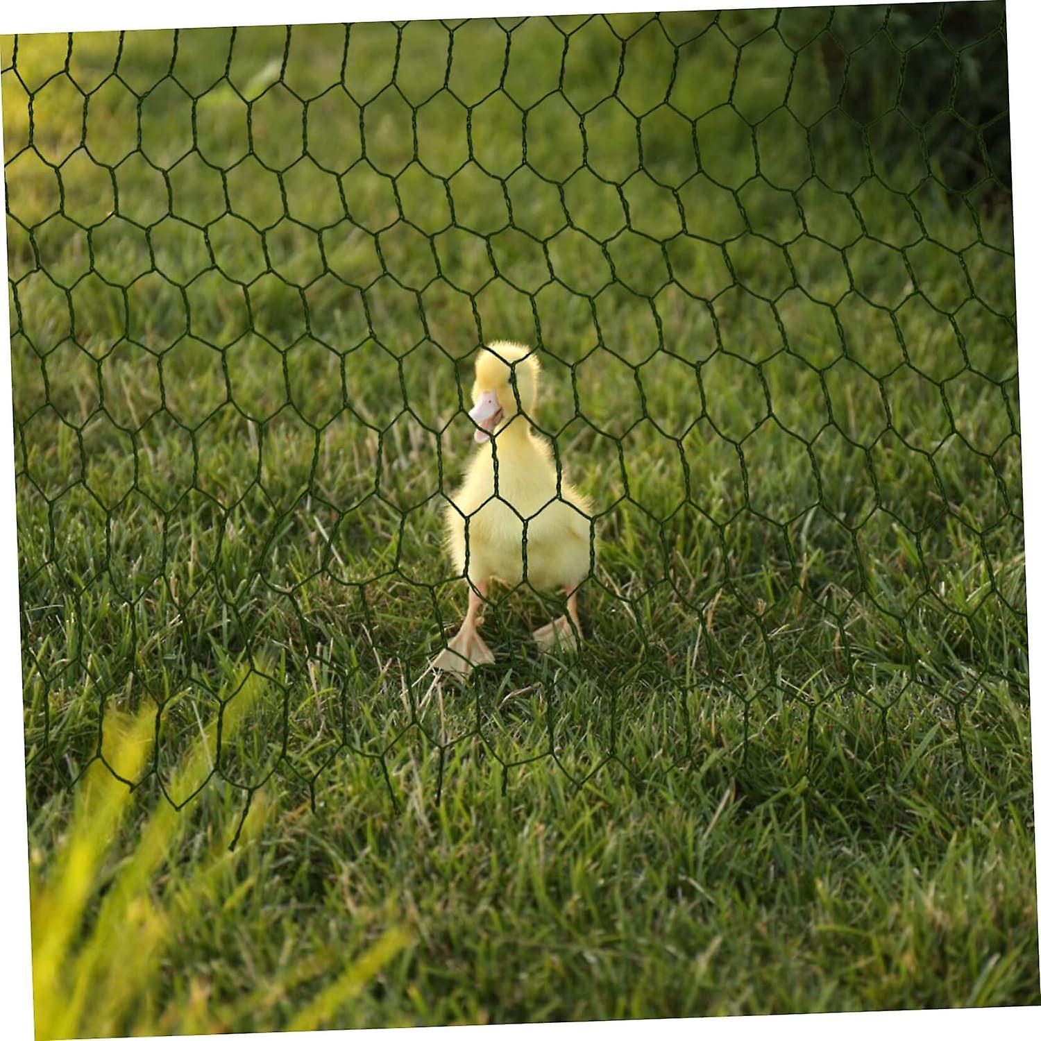 2 Pieces Hexagonal Barbed Wire Farm Wire Fence Poultry Wire Mesh Garden ...