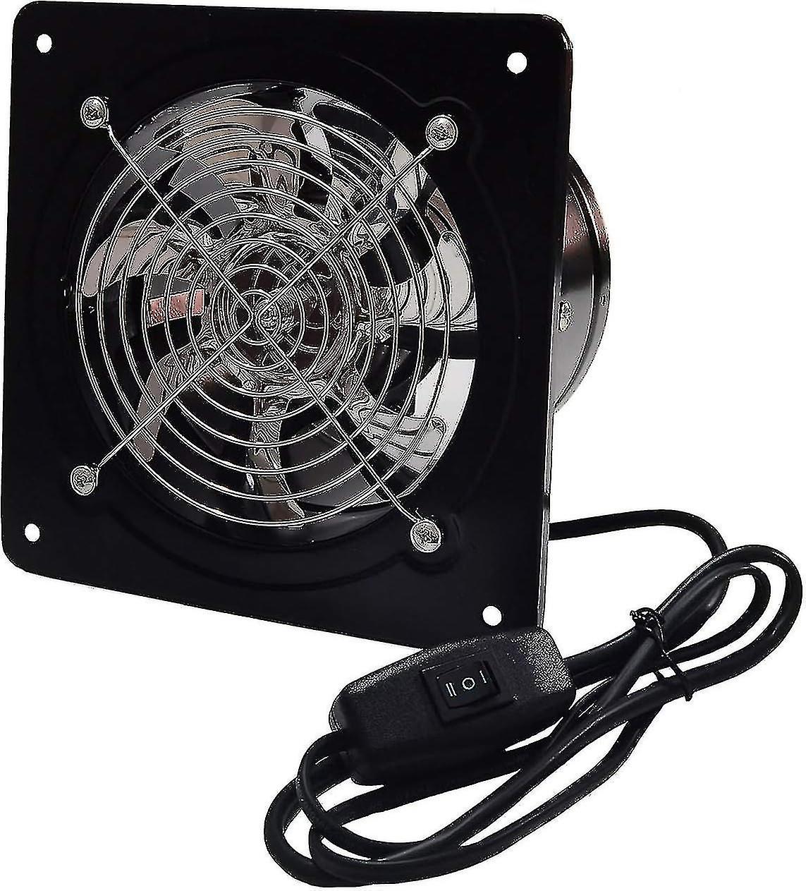 150mm Duct Exhaust Fan 600m/h Aerator Metal Wall Mounted Air Extractor ...
