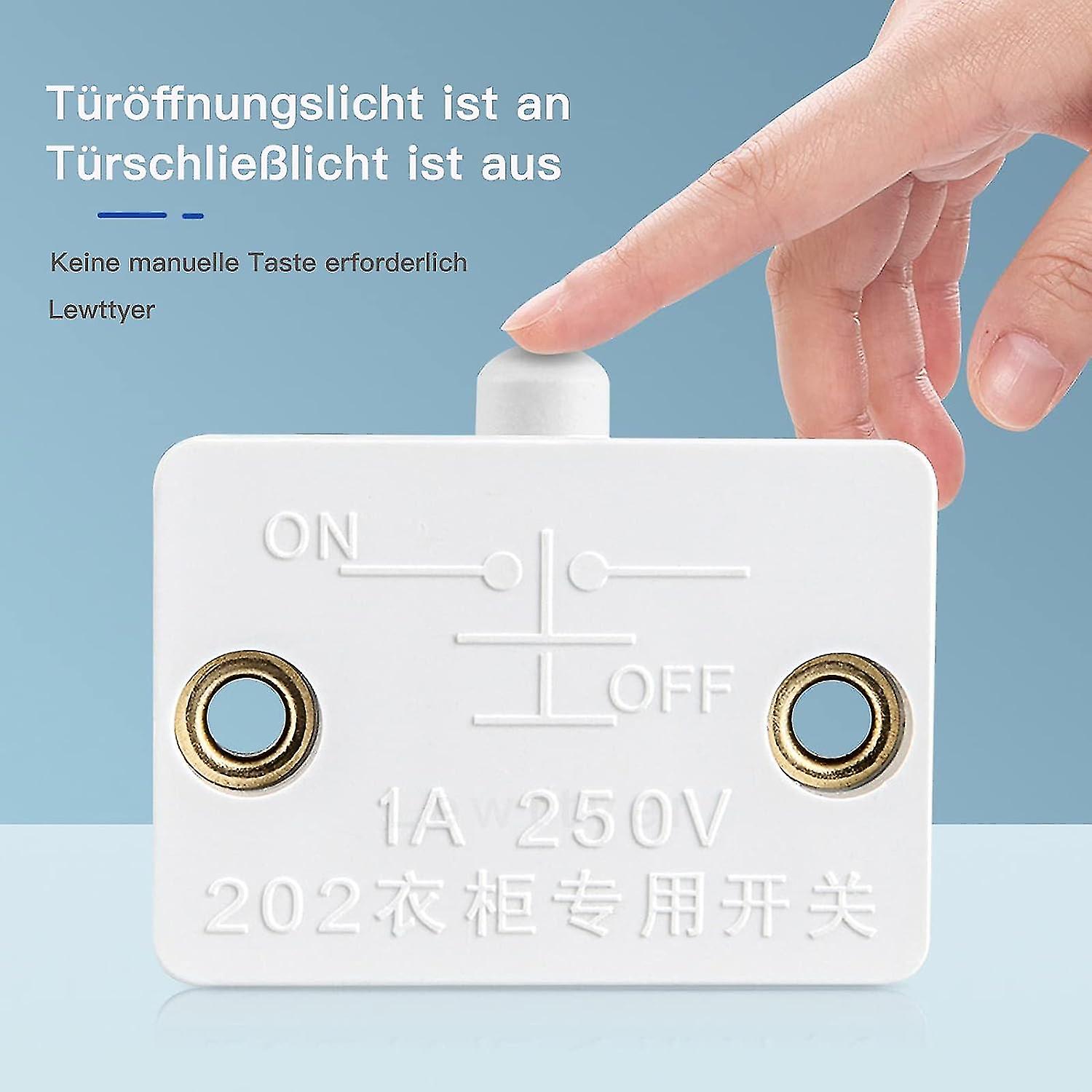 Automatic For Cupboard Door Light Switch Momentary Contact Switches ...