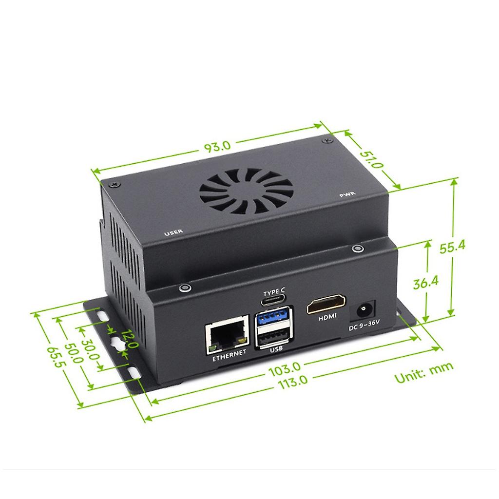 MINI Board Module With Case USB Ethernet Port GPIO I2C RS485 Interfaces ...