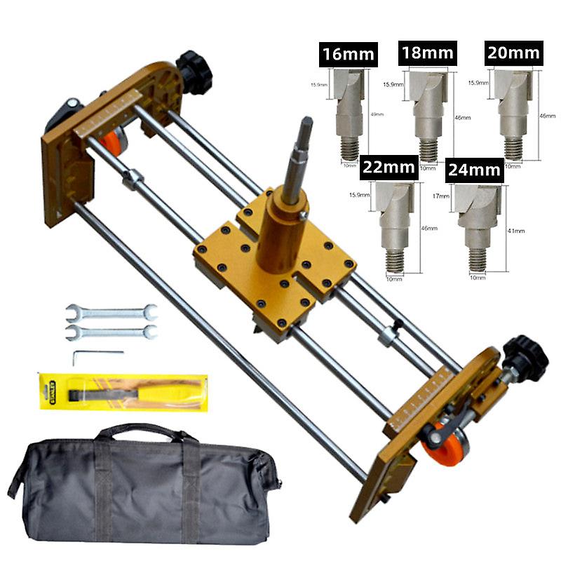 Door lock hole opener set for installing doors lock mortise jig for ...