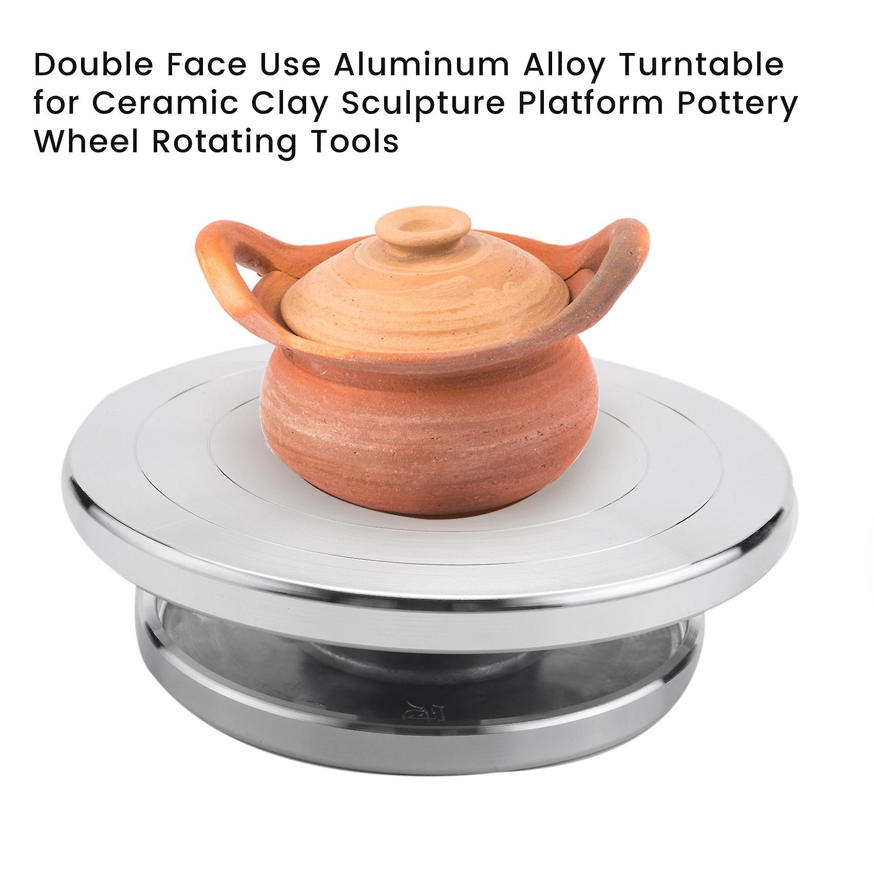 12/15cm Double Face Use Aluminum Alloy Turntable for Ceramic Clay ...