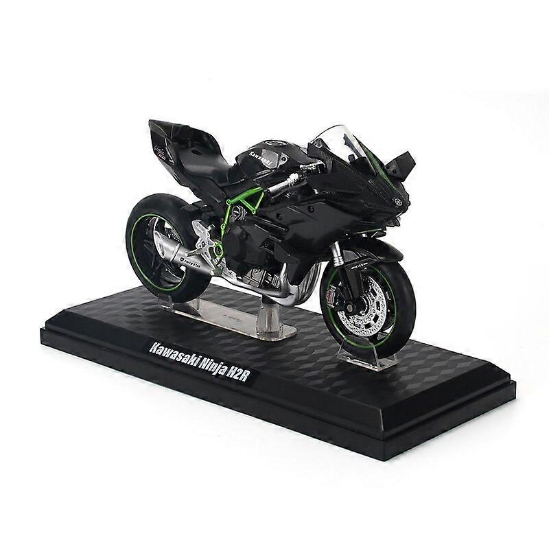 CCA 1:12 Kawasaki Ninja H2R Alloy Motocross Licensed Motorcycle Model Toy Car Collection Gift ...