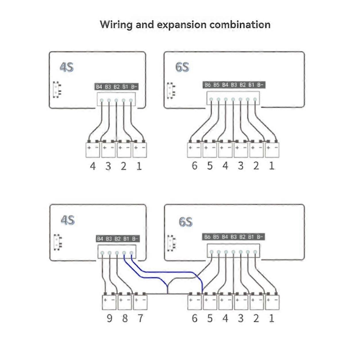 Equalizer Board 6S Module Li-FePO4 Li-Ti2O4 Equalizer 6A High Current ...