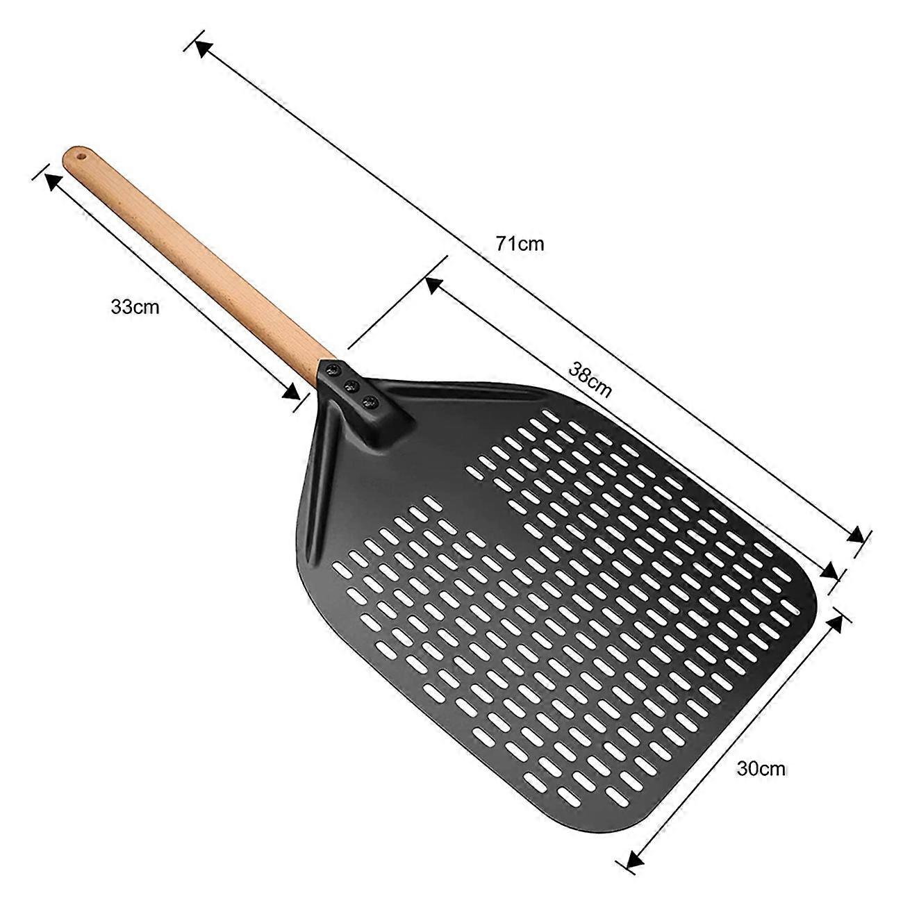 Pizza Peel,Perforated Pizza Shovel,Rectangular Pizza Turning Spatula ...