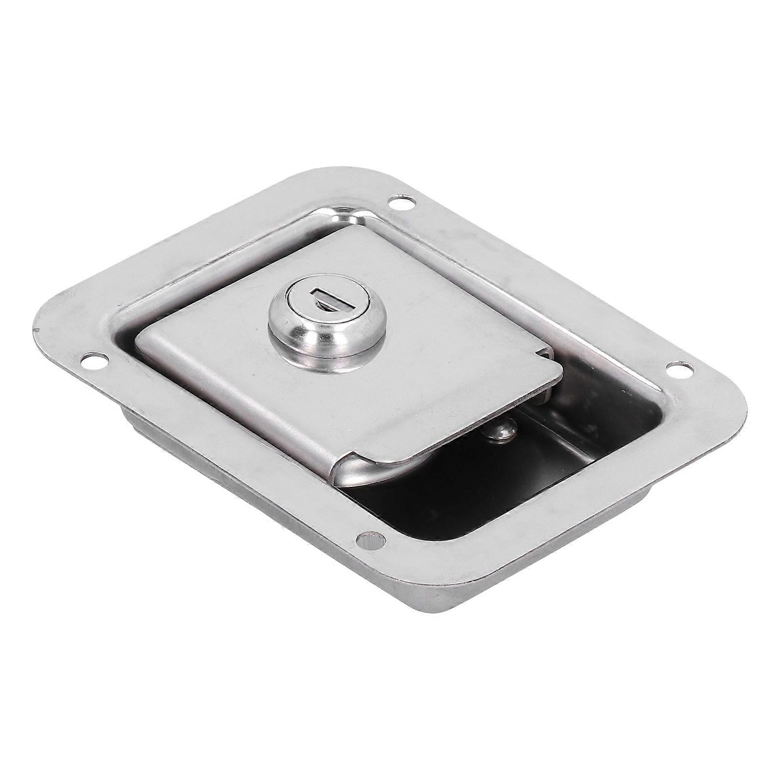 304 Stainless Steel Paddle Door Latch Toolbox Lock Flush Mount with 2 ...