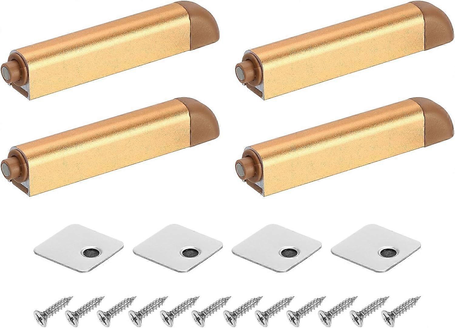 4Pcs Push to Open Door Latch, Aluminum Alloy Magnetic Push Latches for ...