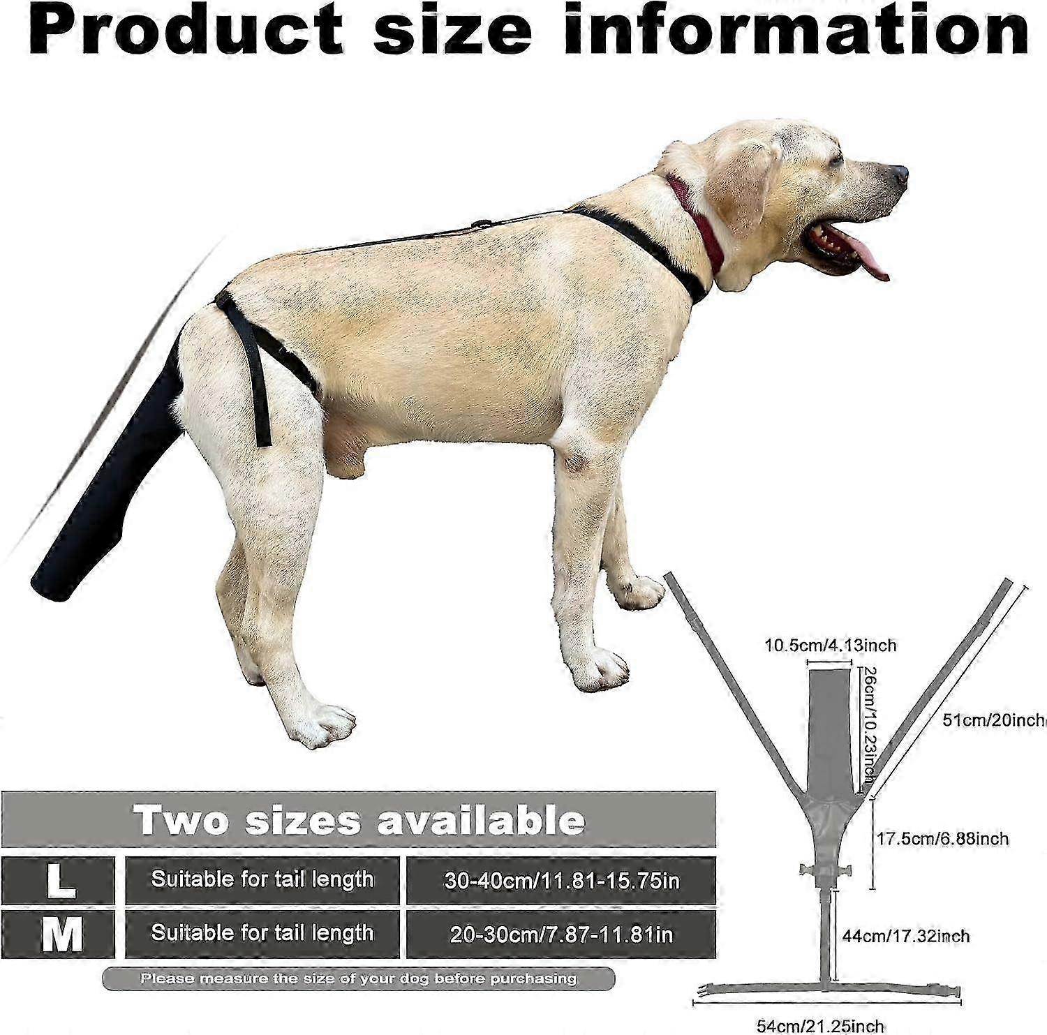 Dog Tail Protector, Dog Tail Guard Dog Tail Cover for Wounds Black Dog ...