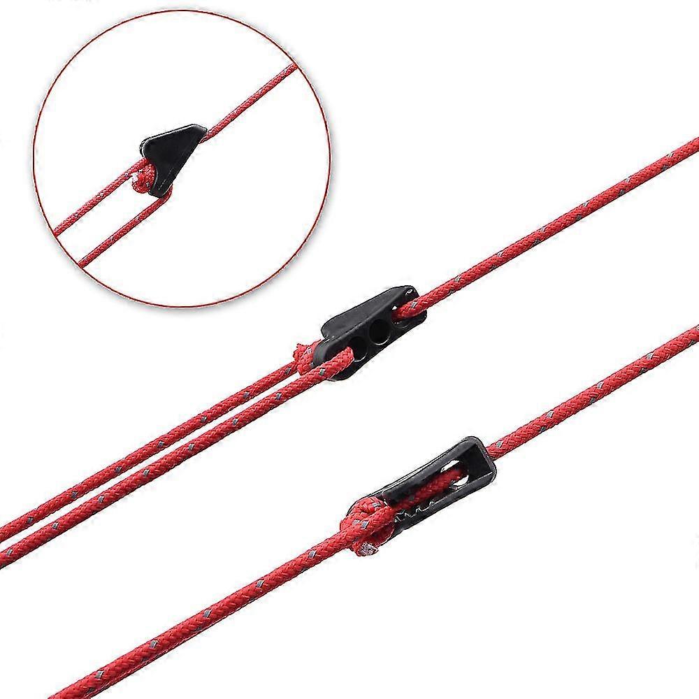 Tensioners Tent Cord Rope Adjuster For Canopy Shelter(20pieces,black ...