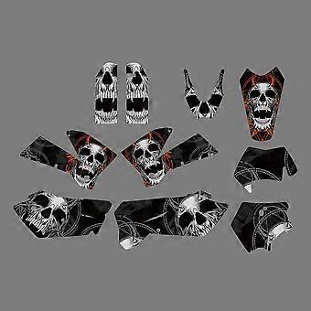 Motocross Full Fairing Background Graphics Sticker Decal for KTM 125 ...