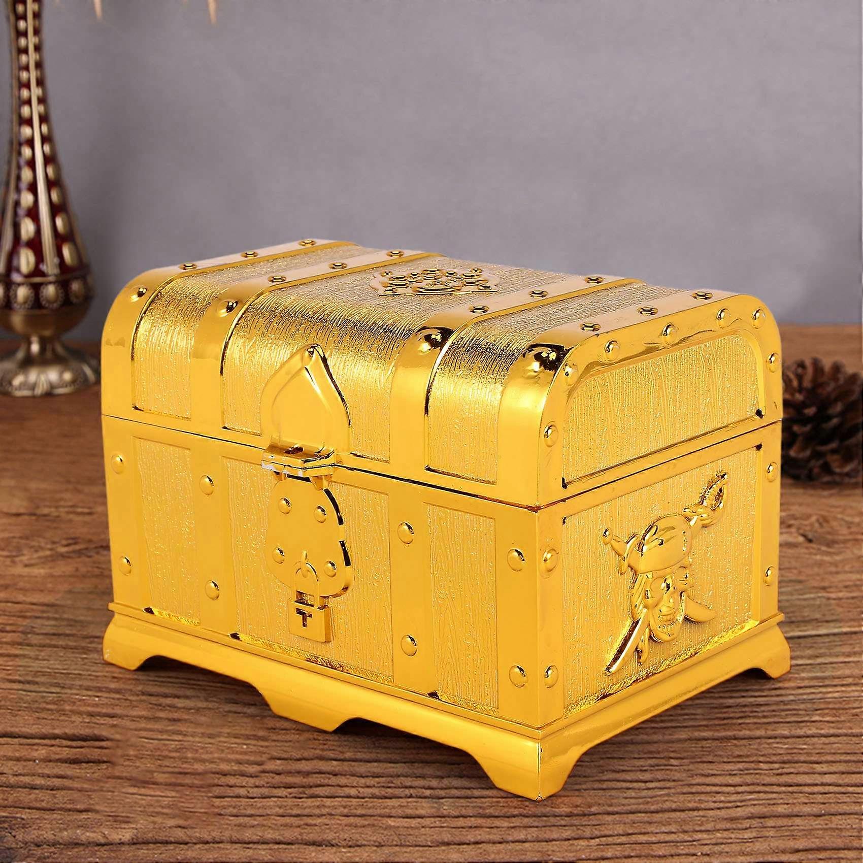 Pirate Treasure Chest Decorative Treasure Chest Keepsake Jewelry Box ...