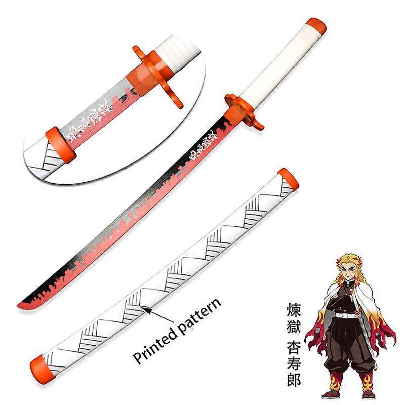 80CM Demon Slayer Katana Anime Sword Cosplay Weapon Prop Zenitsu ...