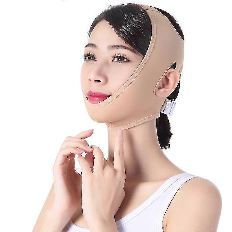 V Face Instrument Sleep Bandage Mask Facial Massager - Lift Double Chin ...