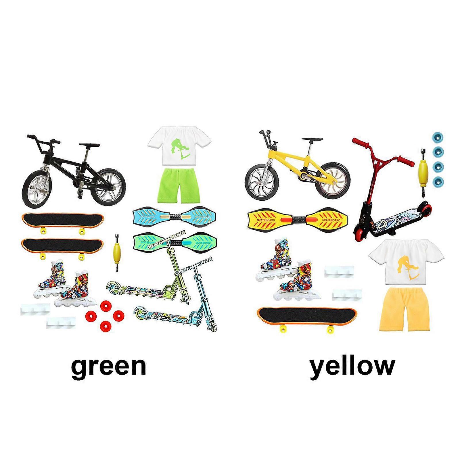 Finger Skateboards Toys Set with Finger Bike ,Fingerboards Including ...