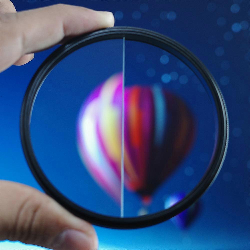 Split Diopter Prism Camera Foreground Magnifying Blur Filter Film ...