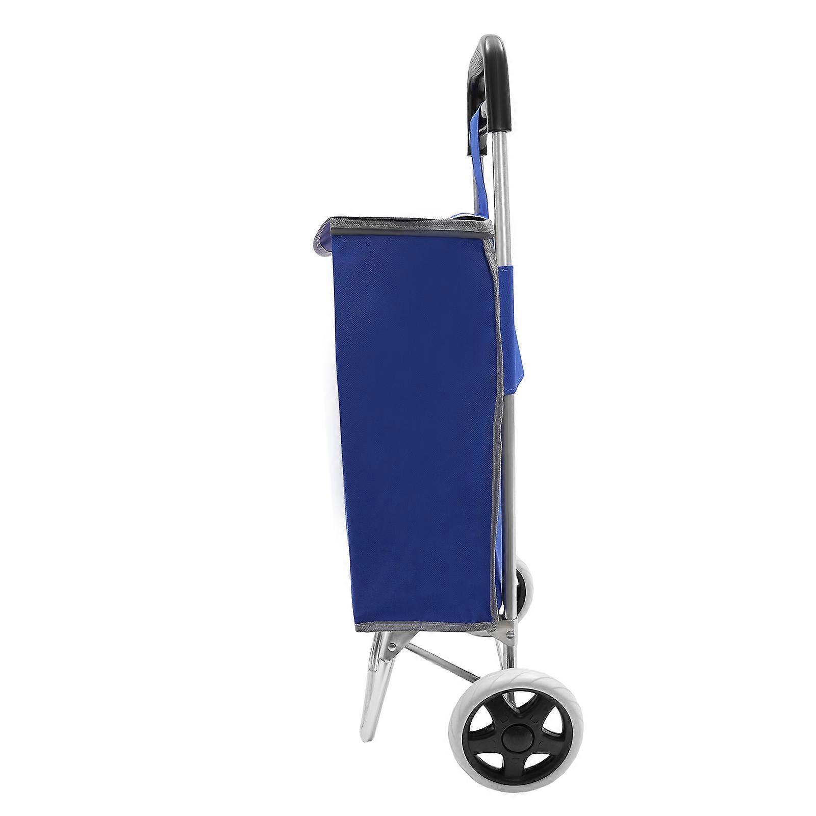 Hand Push Shopping Cart Rolling Transporting Carts | Fruugo UK