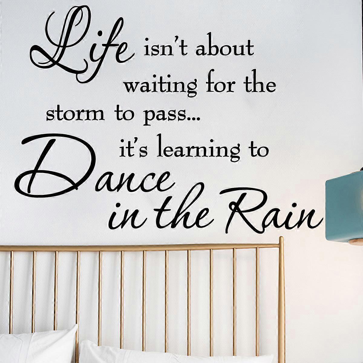 Life Isnt about Waiting for The Storm To Pass Its Learning To Dance In ...
