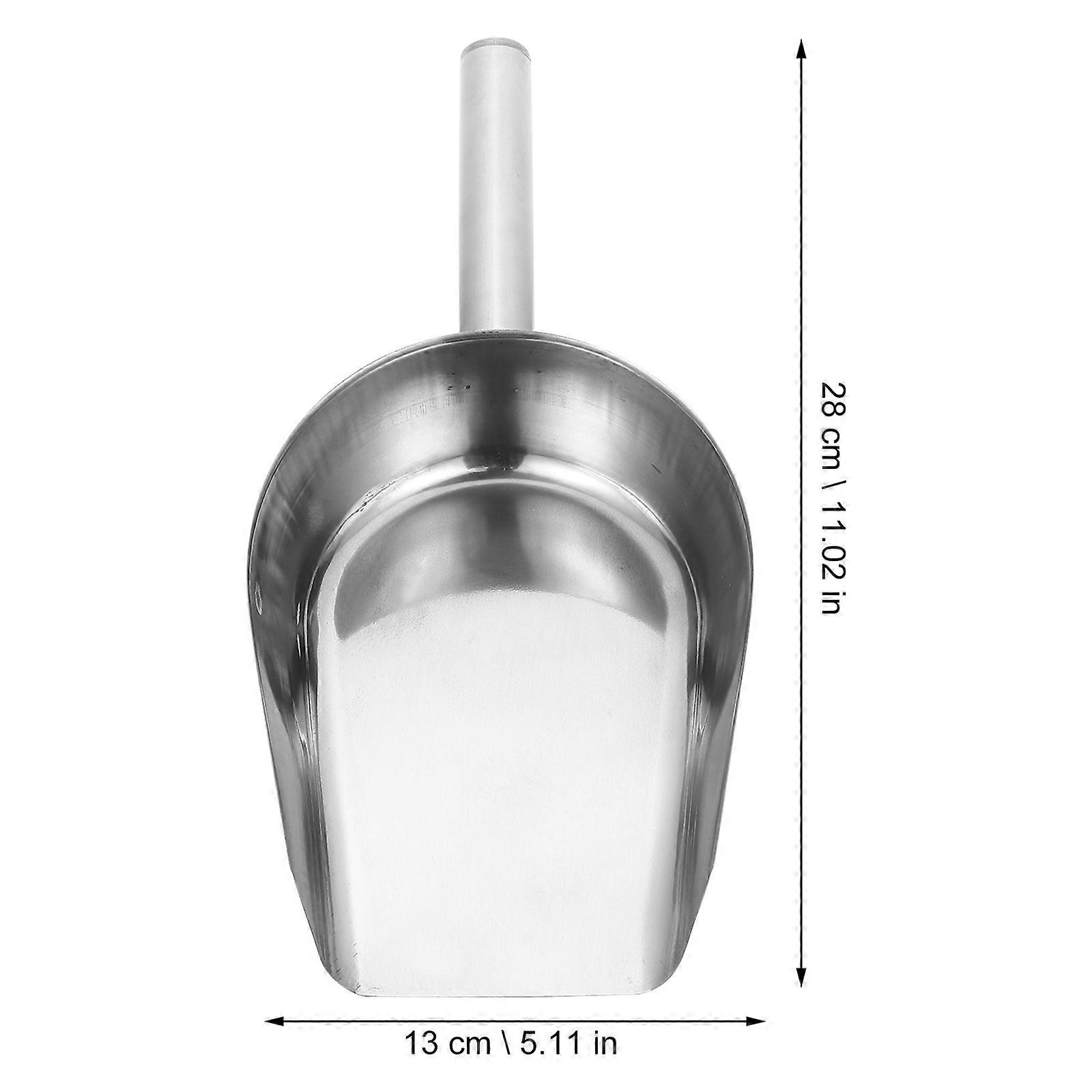 Stainless Steel Ice Scoop Multipurpose Food Scoop Flour Shovel Grain ...